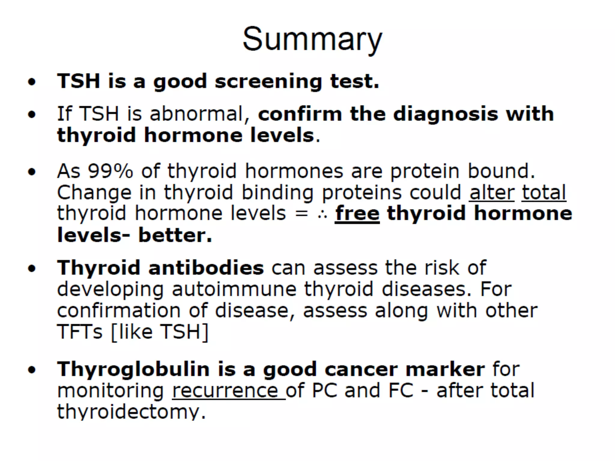 Thyroid function test ( TFT) in simple way | PDF