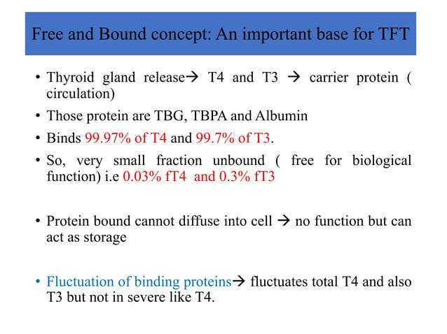 Thyroid function test ( TFT) in simple way | PPT