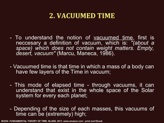 Fundamental Theory of Time/Vacuumed Time | PPT