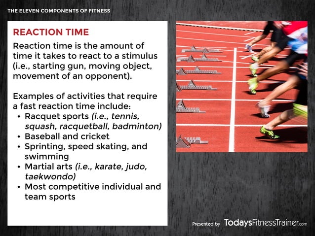 Understanding the 11 Components of Fitness | PPT
