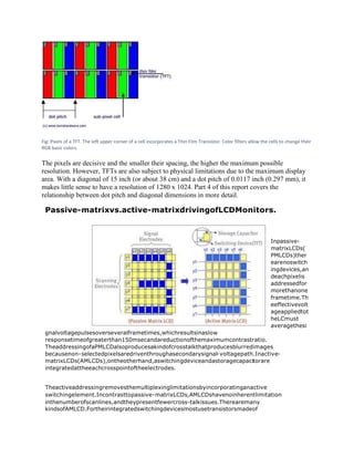 Tft final report | DOCX