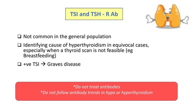 TFT interpretation- TSH, T4, T3, TPO Antibodies.pptx | Thyroid ...