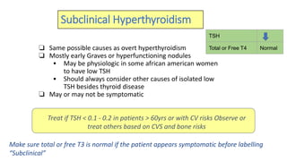 TFT interpretation- TSH, T4, T3, TPO Antibodies.pptx