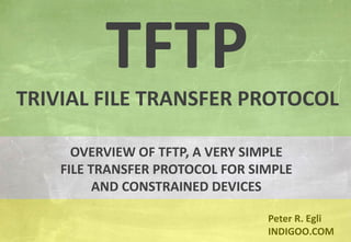TFTP - Trivial File Transfer Protocol | PDF