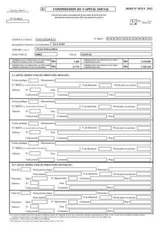 Comptes annuels 2021 | PDF