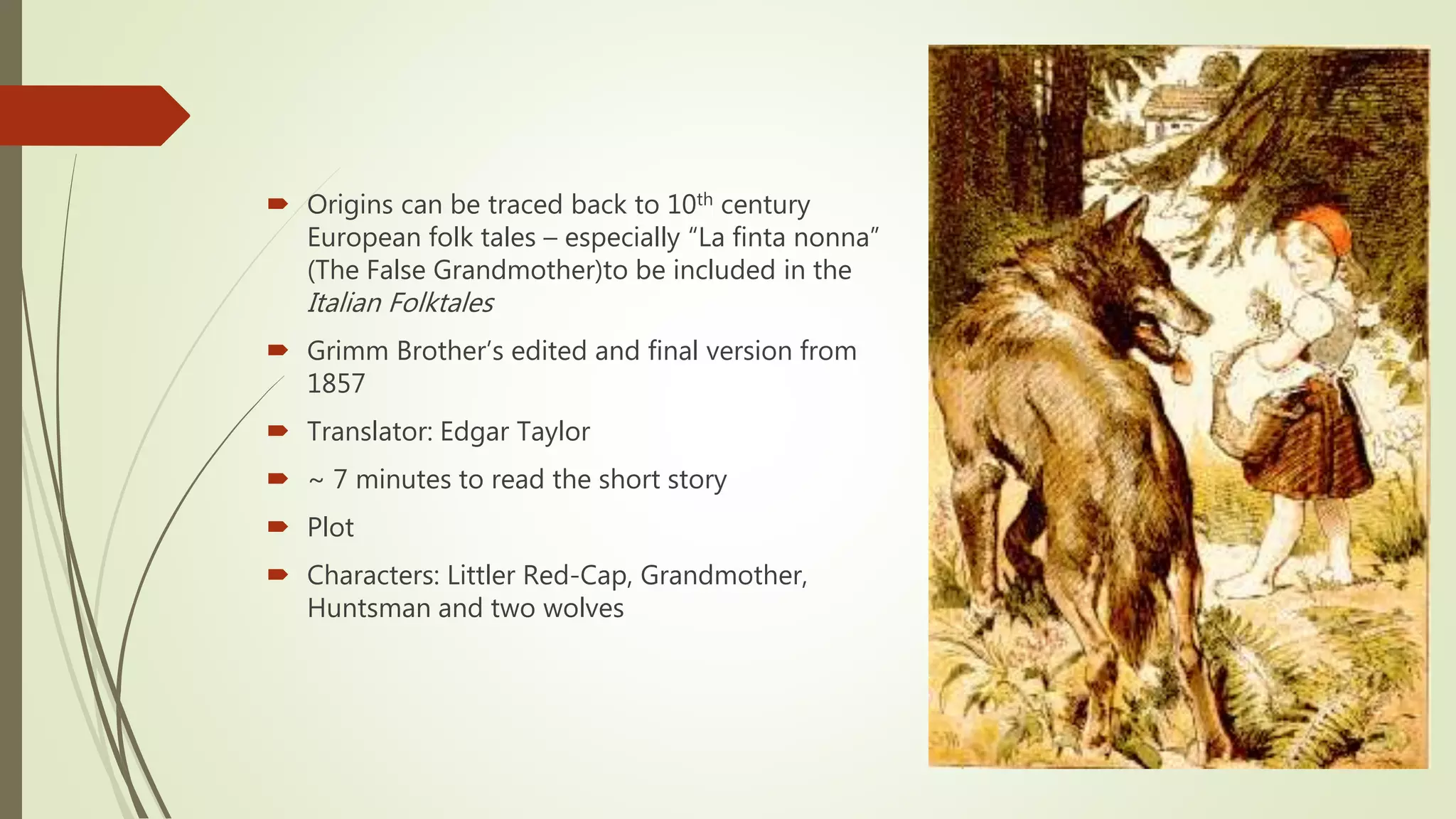 Little Red Riding Hood | PPTX