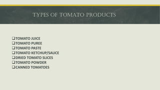 tomato and products | PDF