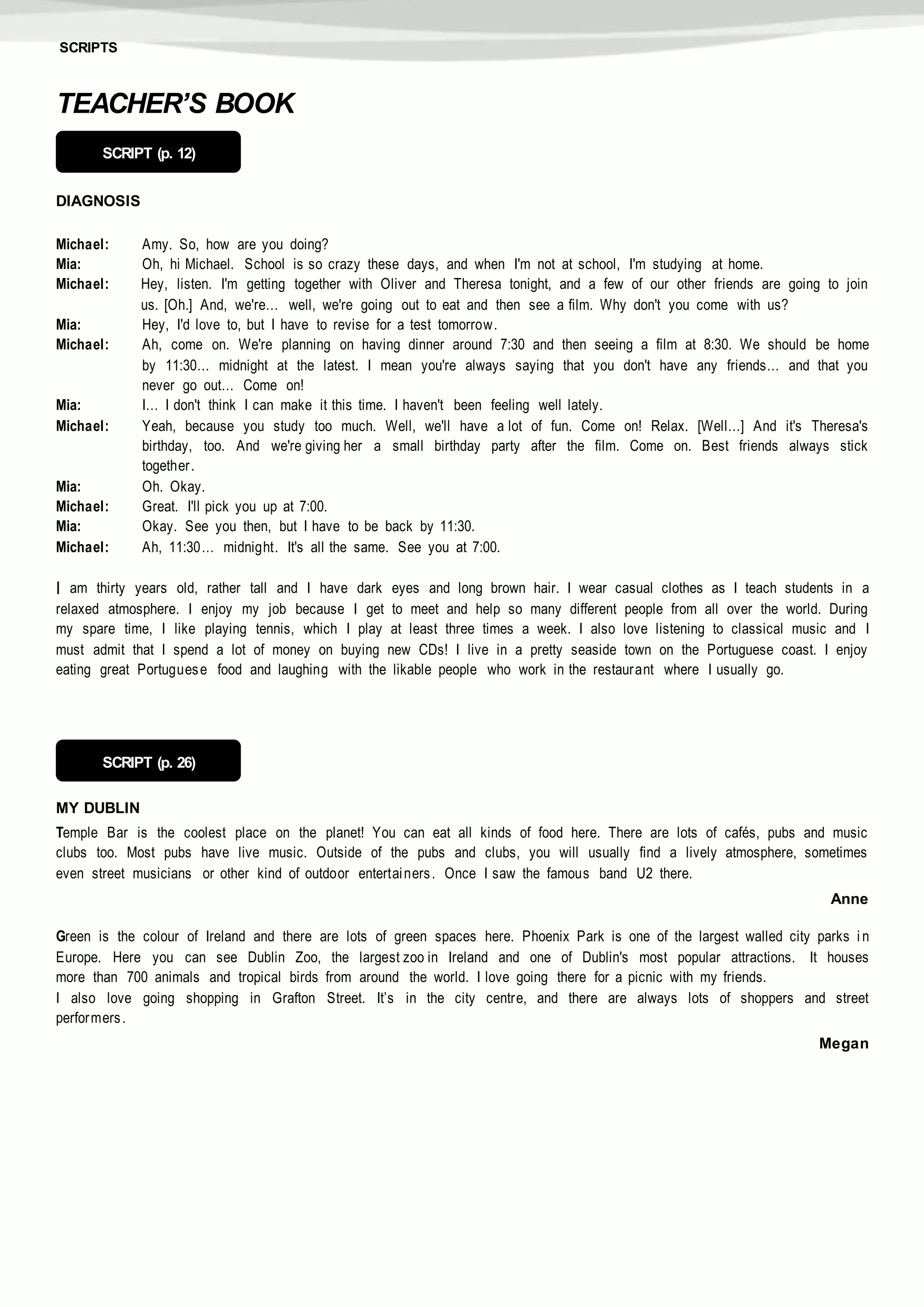 Tf worksheets scripts | DOC | Parenting Teens | Parenting