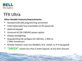TFX Ultra Clamp-on Ultrasonic Flow Meter from Dynasonics | PPT