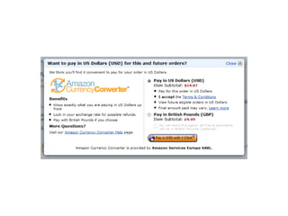 Amazon Currency Converter | PPT