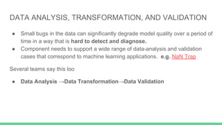 TFX: A tensor flow-based production-scale machine learning platform | PPT