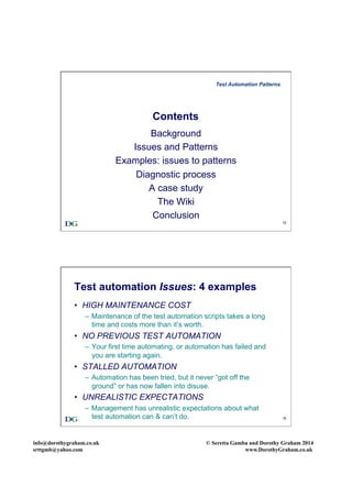 Test Automation Patterns: Issues and Solutions | PDF