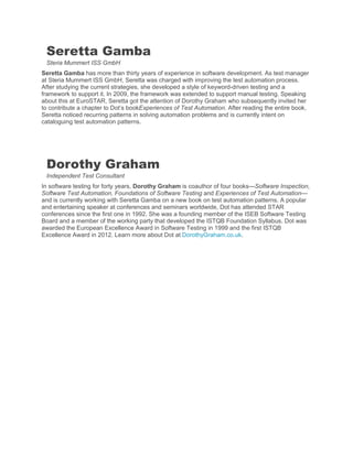 Test Automation Patterns: Issues and Solutions | PDF | Educational ...