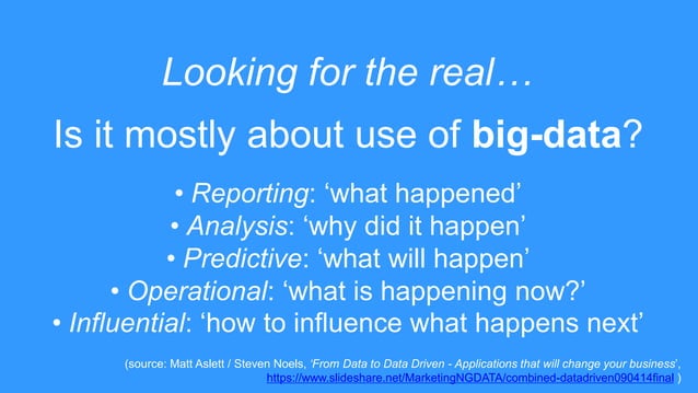 Making sense of data-driven architecture | PPT