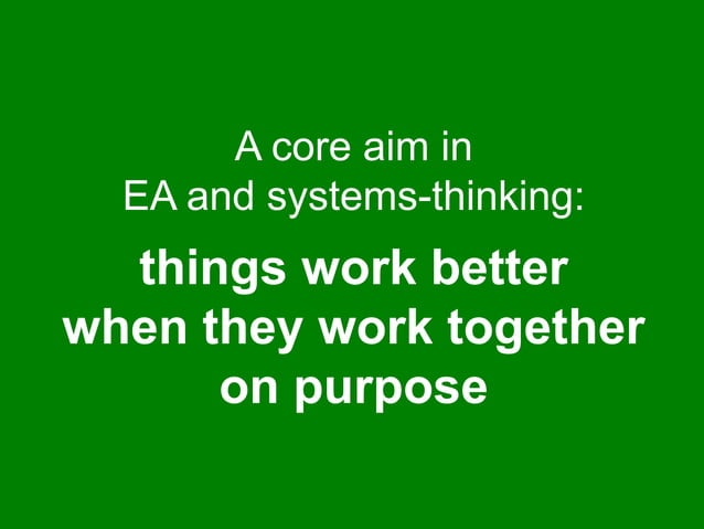 Bridging enterprise-architecture and systems-thinking | PPT