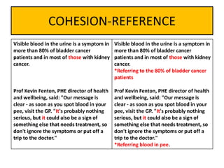 English Discourse - Cohesion and Coherence | PPTX