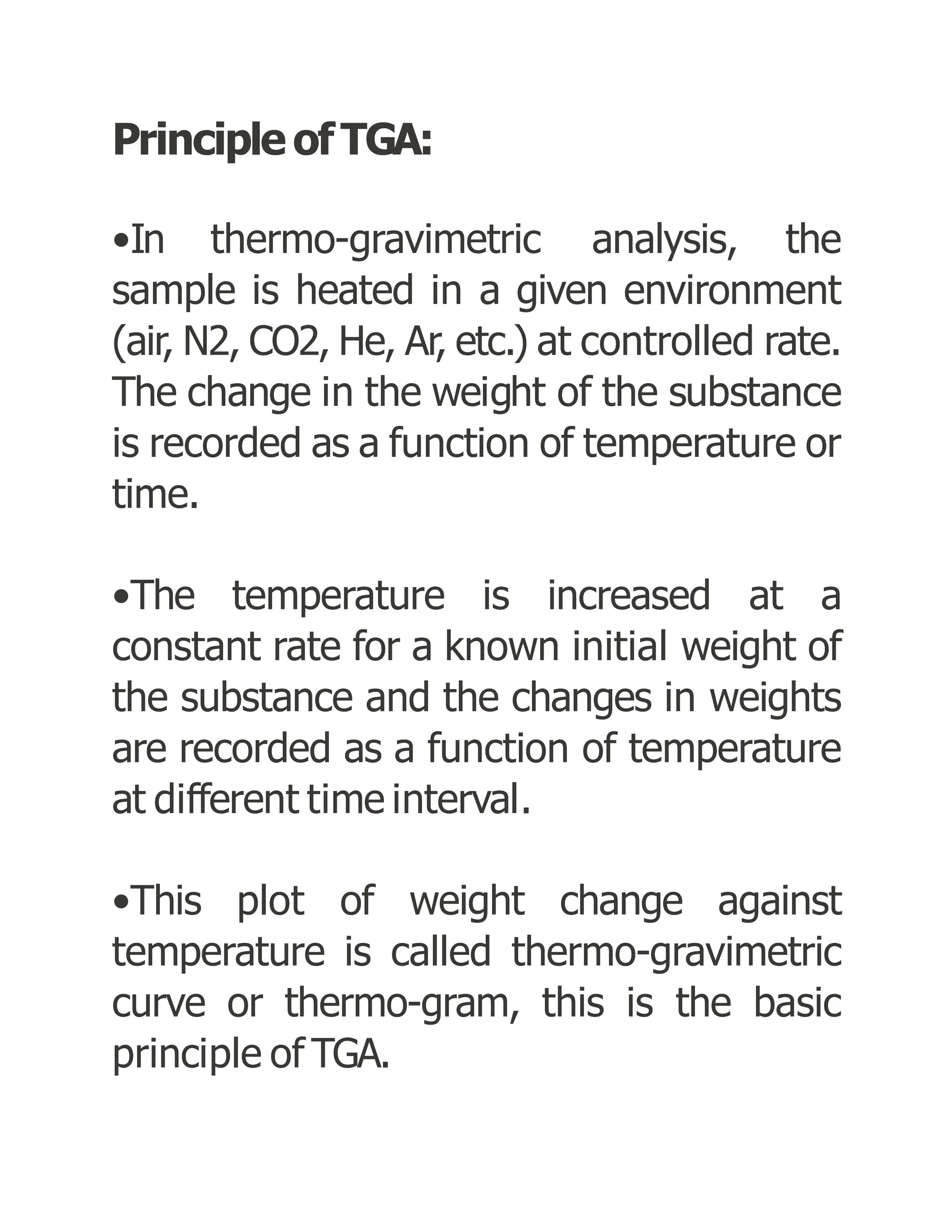 TGA.pptx principle, instrumentation, theory | PPTX