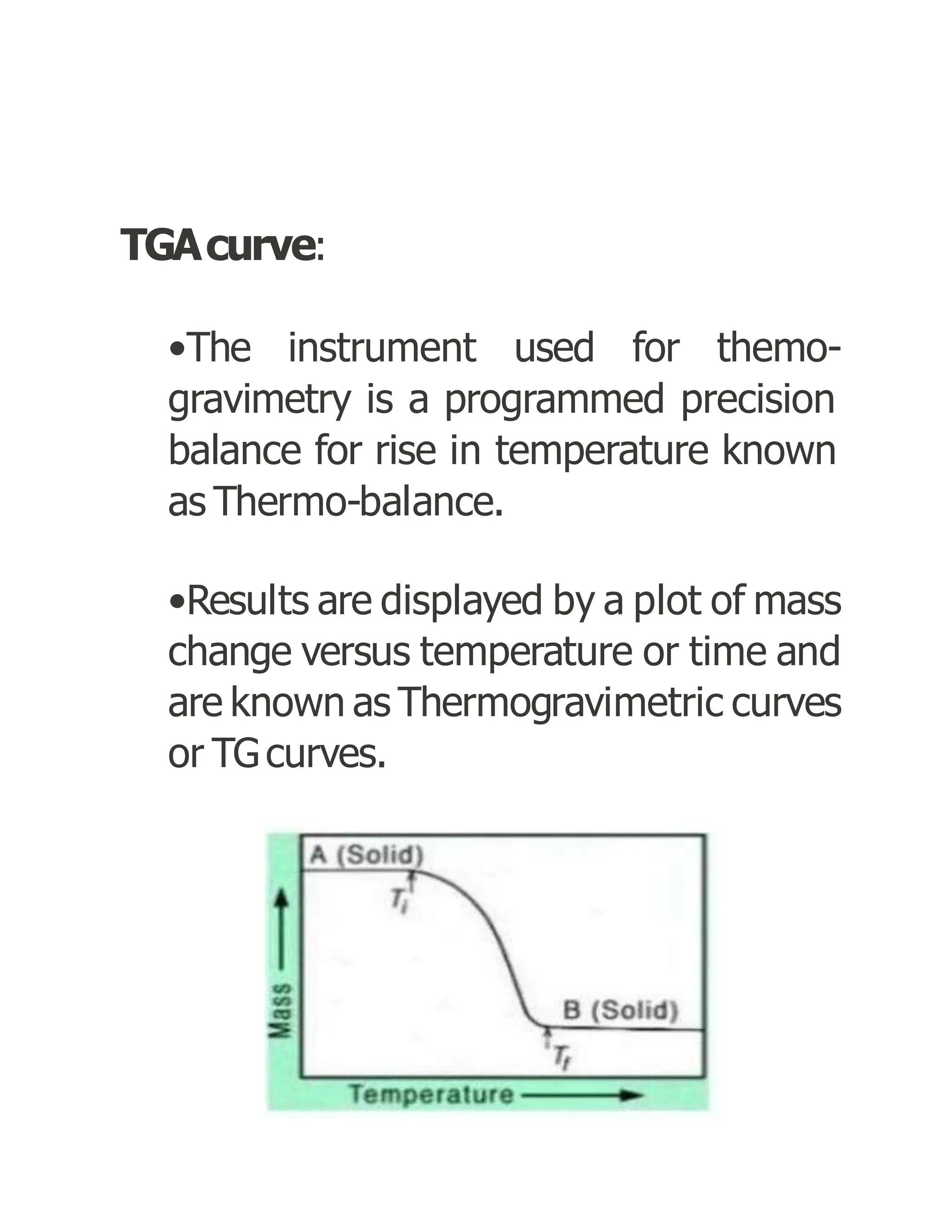 TGA.pptx principle, instrumentation, theory | PPTX
