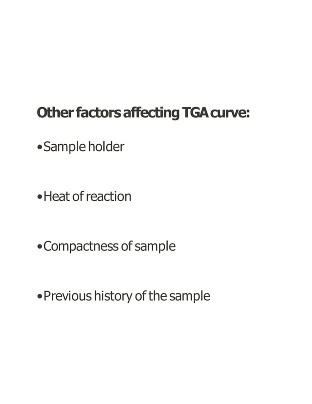 TGA.pptx principle, instrumentation, theory | PPTX | Chemistry | Science