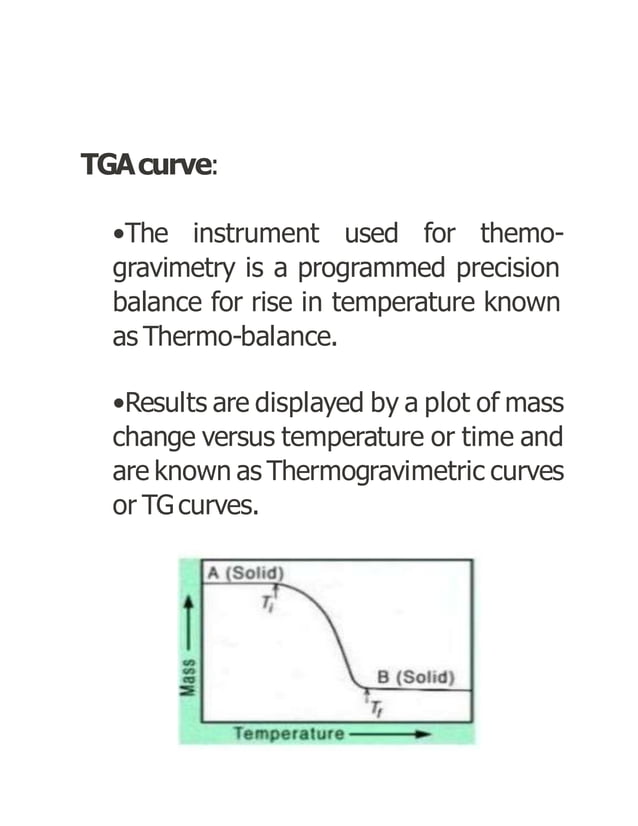 TGA.pptx principle, instrumentation, theory | PPTX | Chemistry | Science