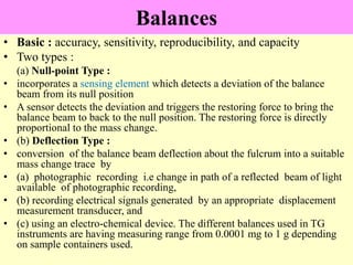 Thermo Gravimetric analysis Principles and Design.pptx