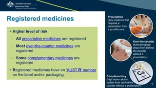 The regulation of medicines in Australia | PPTX