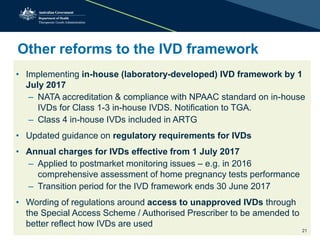 TGA presentation: AusMedtech, 24 May 2017 | PPT