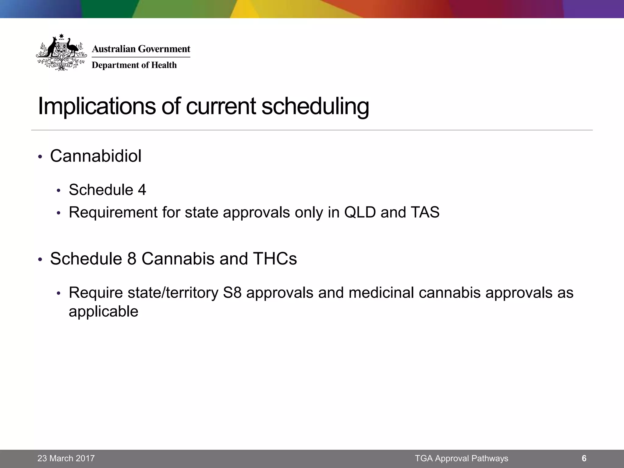TGA Presentation: TGA Approval Pathways | PPTX