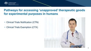 TGA Presentation: TGA’s Role in Clinical Trials Regulation and ...
