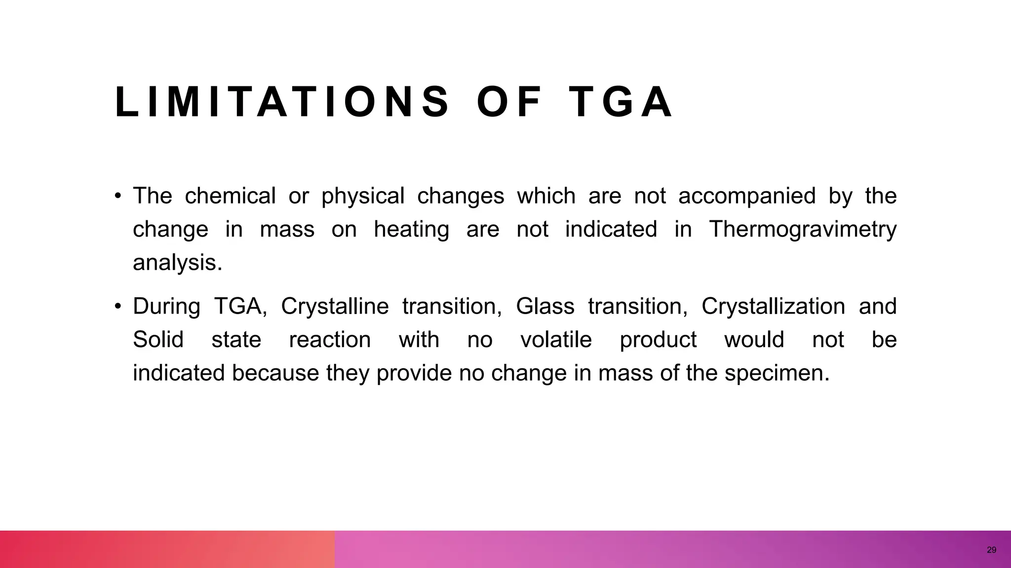 A presentation on Thermal gravimetry analysis (TGA) | PPTX