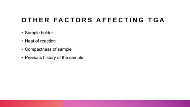 A presentation on Thermal gravimetry analysis (TGA) | PPTX | Chemistry ...