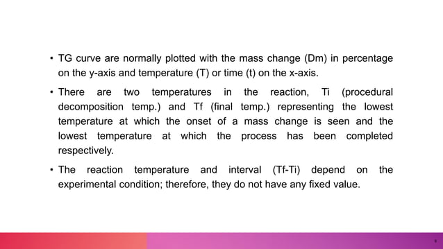 A presentation on Thermal gravimetry analysis (TGA) | PPTX | Chemistry ...