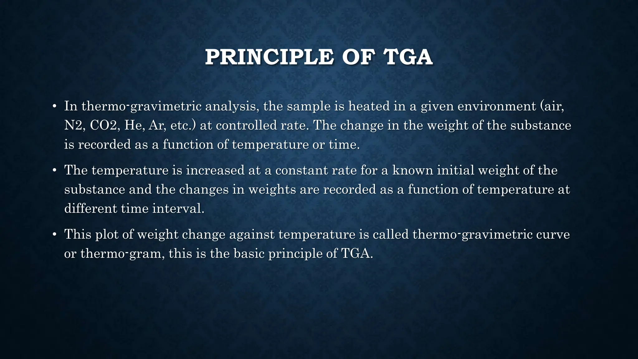 Thermogravimetric Analysis Methods PPTX Chemistry Science