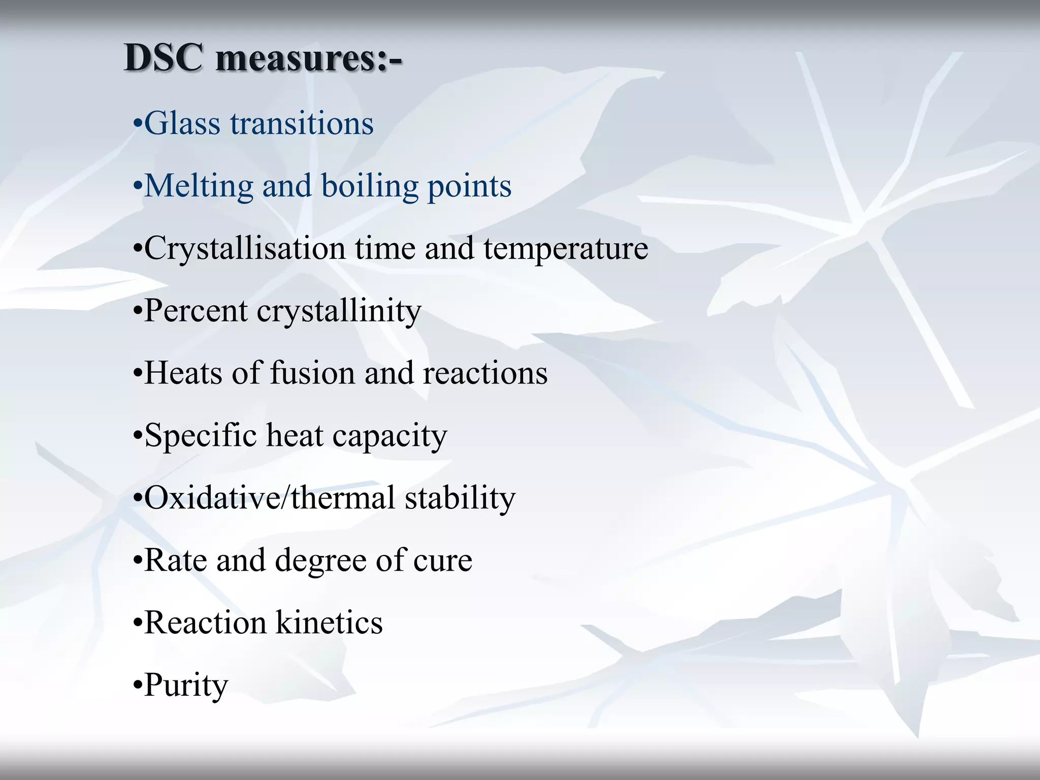 TGA and DSC ppt | PPTX