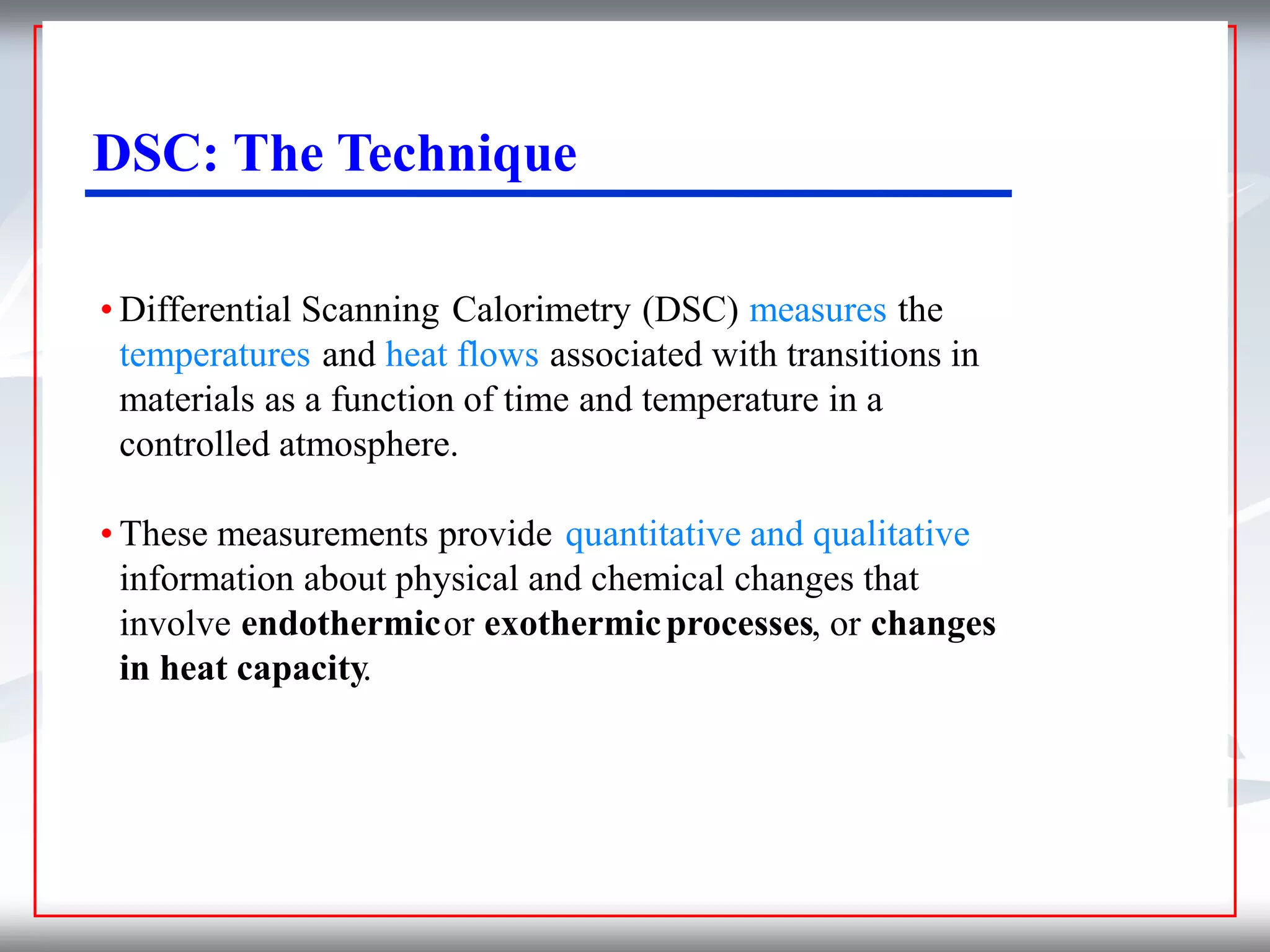 TGA and DSC ppt | PPTX