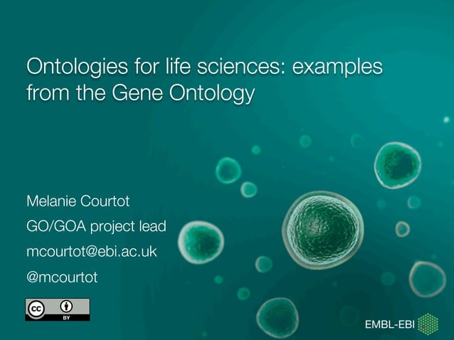 Ontologies for life sciences: examples from the gene ontology | PPT