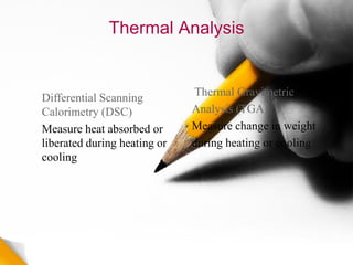 Thermal analysis | PDF