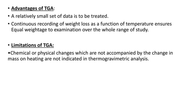 TGA Instrumentation.pptx | Chemistry | Science
