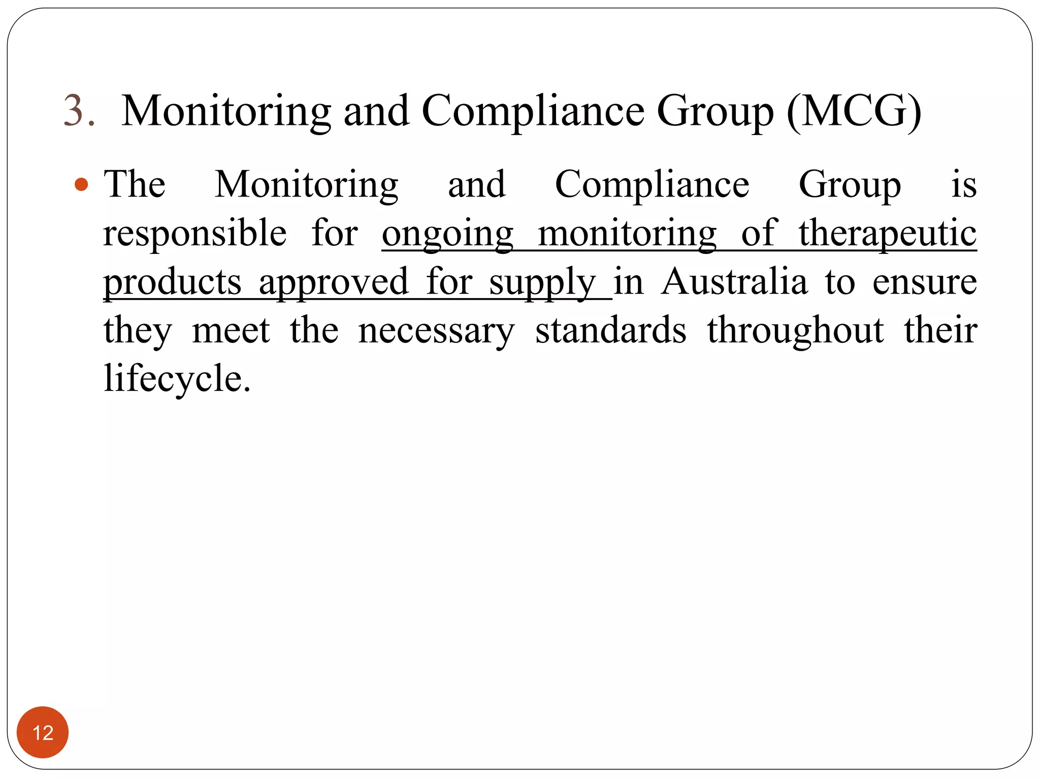 THERAPEUTIC GOODS ADMINISTRATION (TGA) and MHRA | PPTX