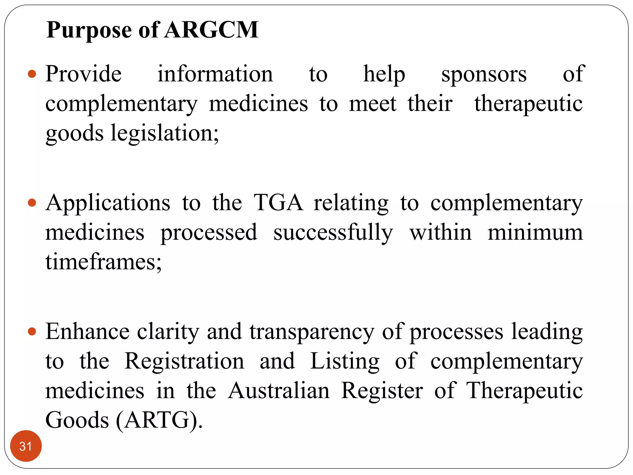 THERAPEUTIC GOODS ADMINISTRATION (TGA) and MHRA | PPTX