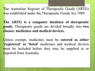 TGA & MHRA | PDF