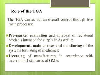TGA & MHRA | PDF