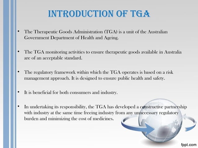 Therapeutic Good Administration | PPT