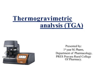 Exploring Thermal Gravimetric Analysis: Applications, Techniques, and ...