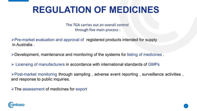 TGA REGULATORY AFFAIRS.pptx | Pharmaceutical Industry | Industries