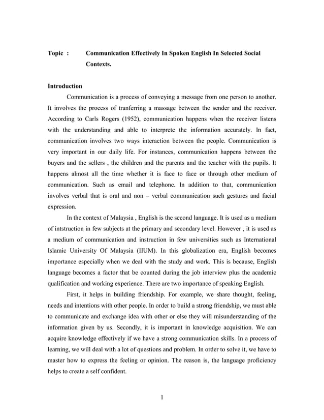 communication effective | PDF