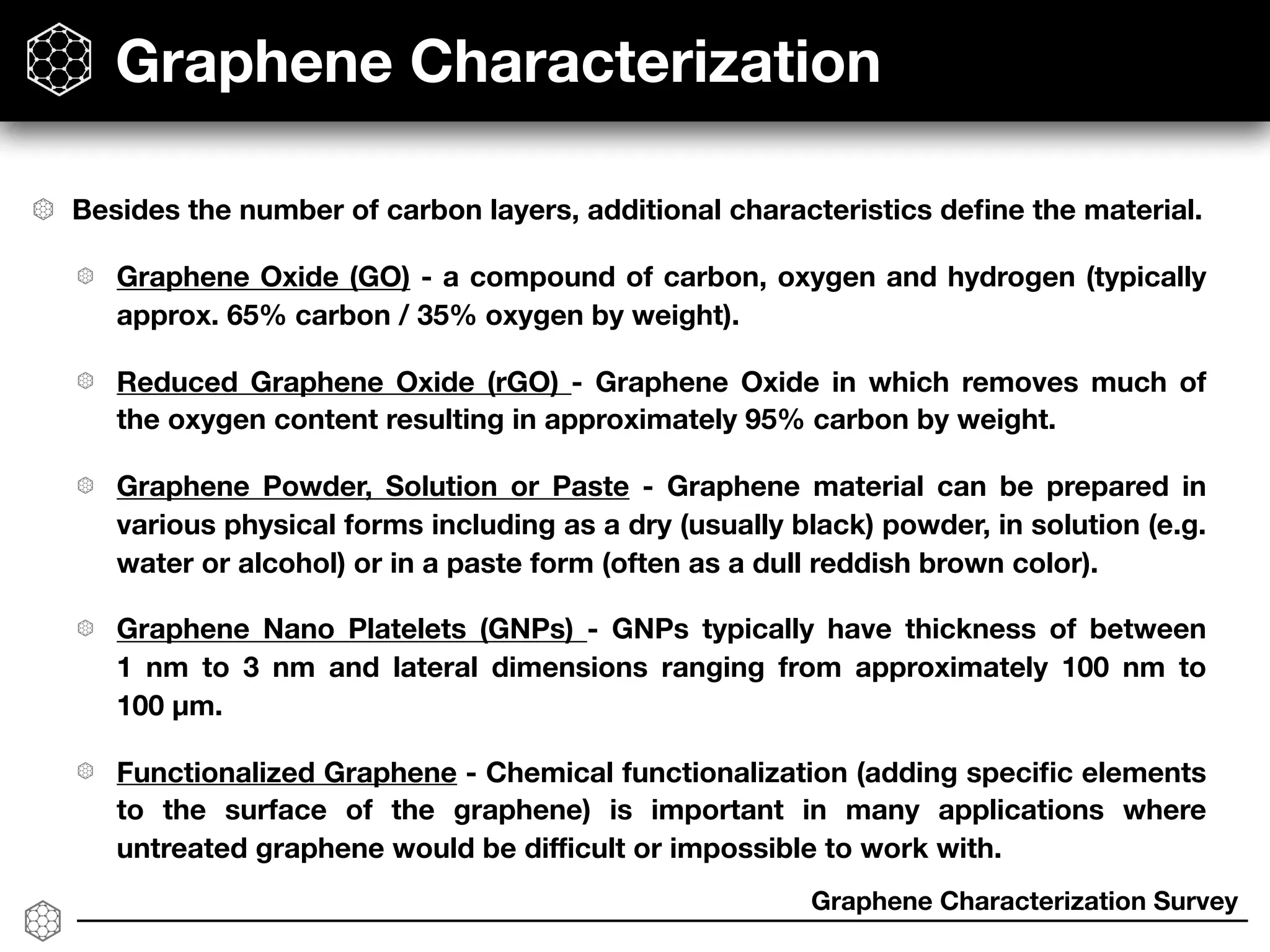 The Graphene Council Graphene Characterization Survey | PDF | Chemistry ...