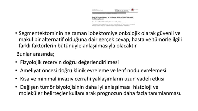 Erkan Kaba TGCD 2021 Segmentektomi | PPT