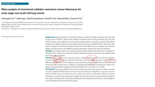 Erkan Kaba TGCD 2021 Segmentektomi | PPT