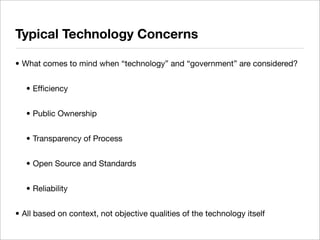 Understanding technology in e-governance (December 2007) | PPT
